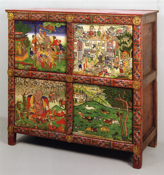 A PAINTED TIBETAN CABINET (CHAGAM) – Columbia tibetan studies