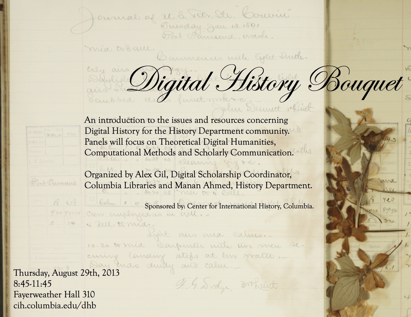 Digital History Bouquet – Center for International History