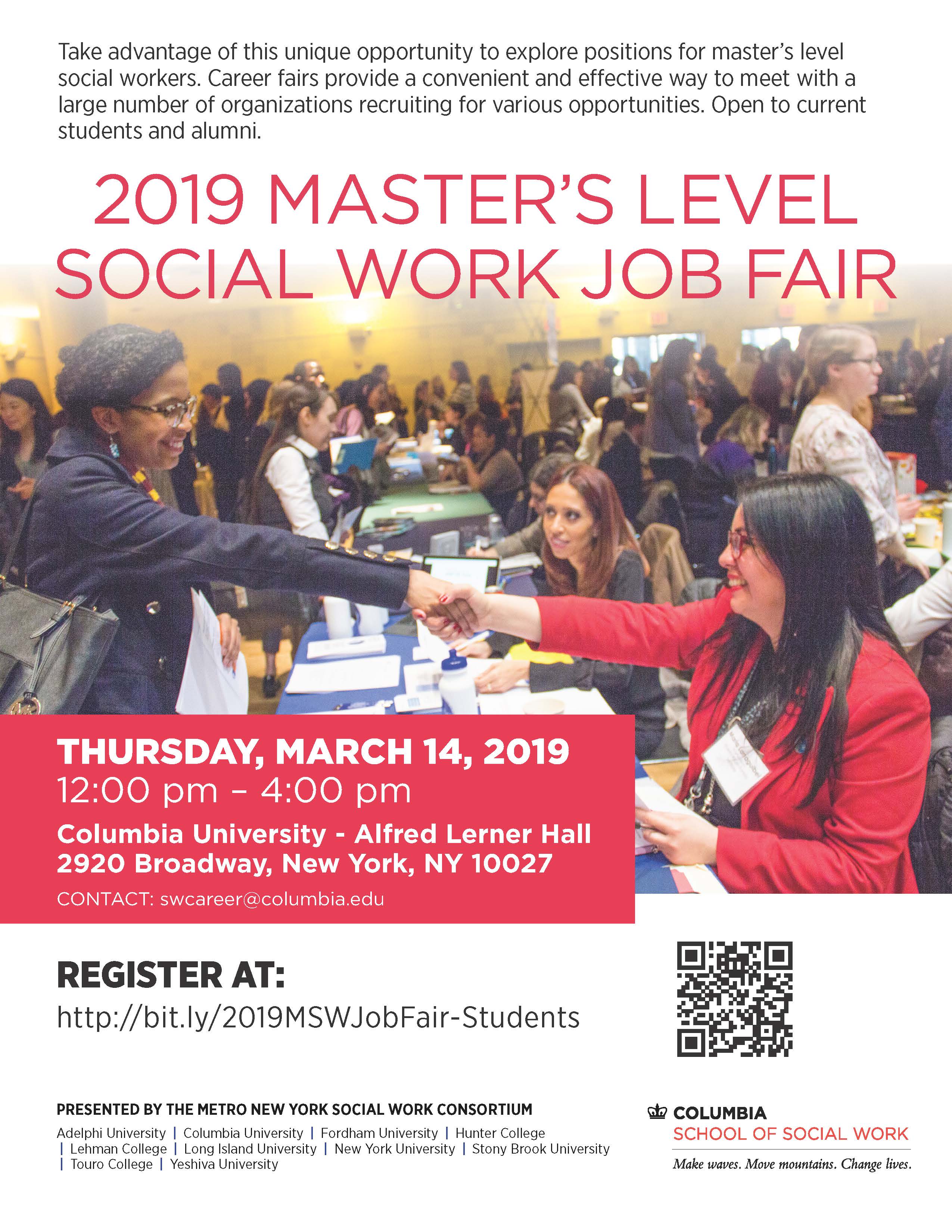 MSW Job Fair – Office of Career Services and Leadership Management