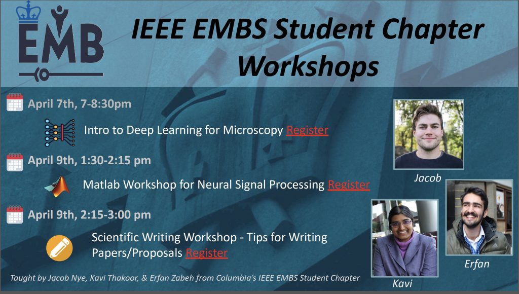 Past Events of the Columbia IEEE EMBS Student Chapter – IEEE EMBS – Columbia University