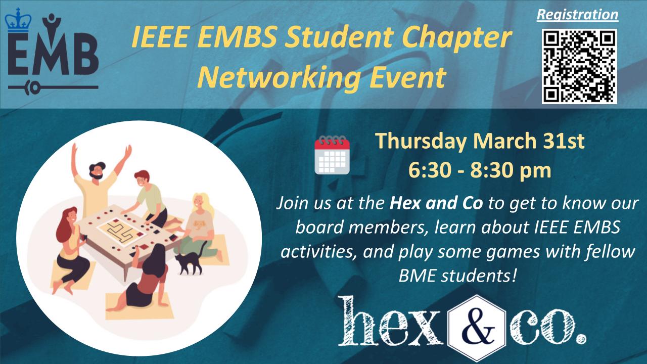 Past Events of the Columbia IEEE EMBS Student Chapter – IEEE EMBS ...