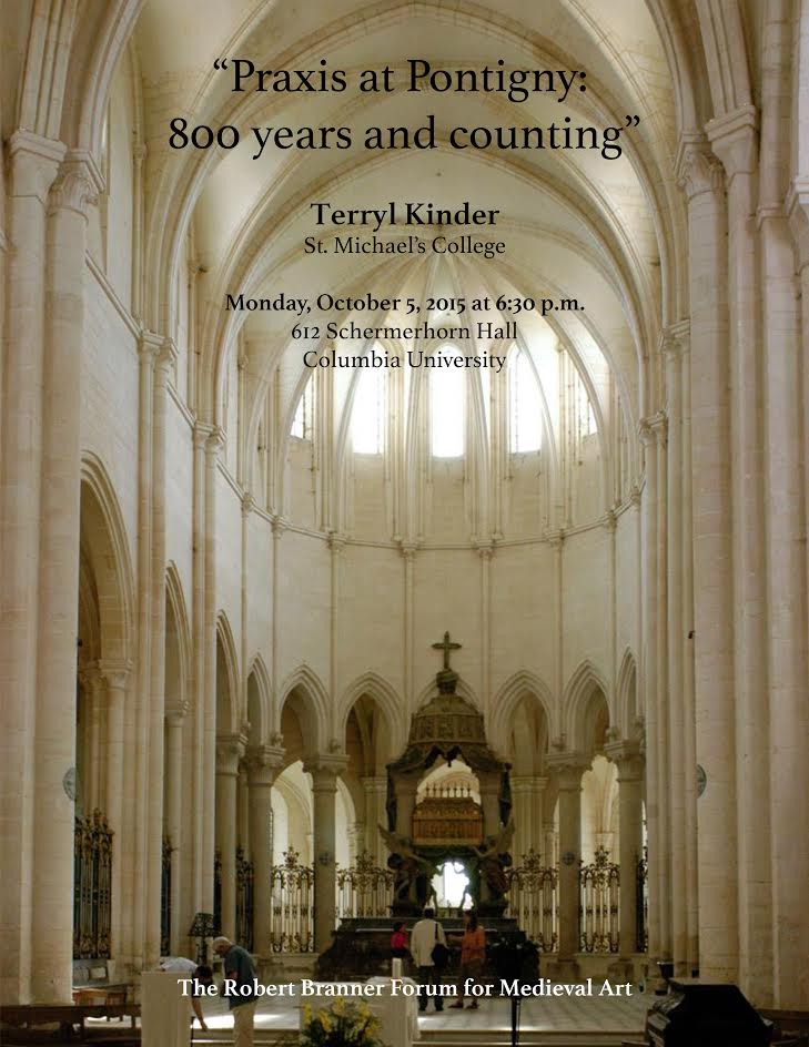 Columbia, Branner Forum for Medieval Art: Terryl Kinder | Medieval and ...
