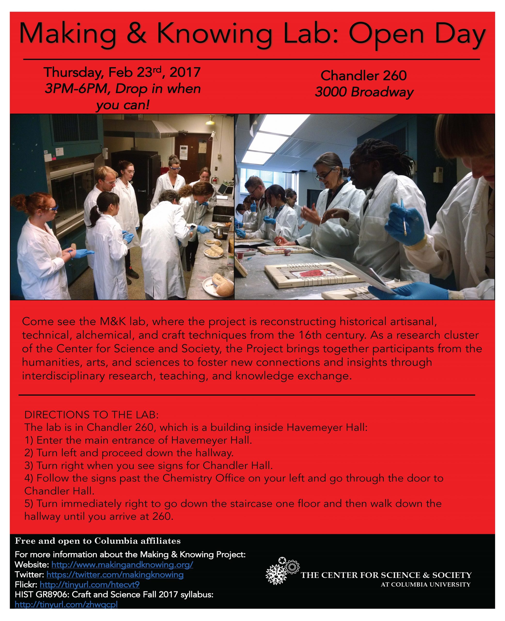 Making & Knowing Lab Poster - The Center for Science & Society at ...